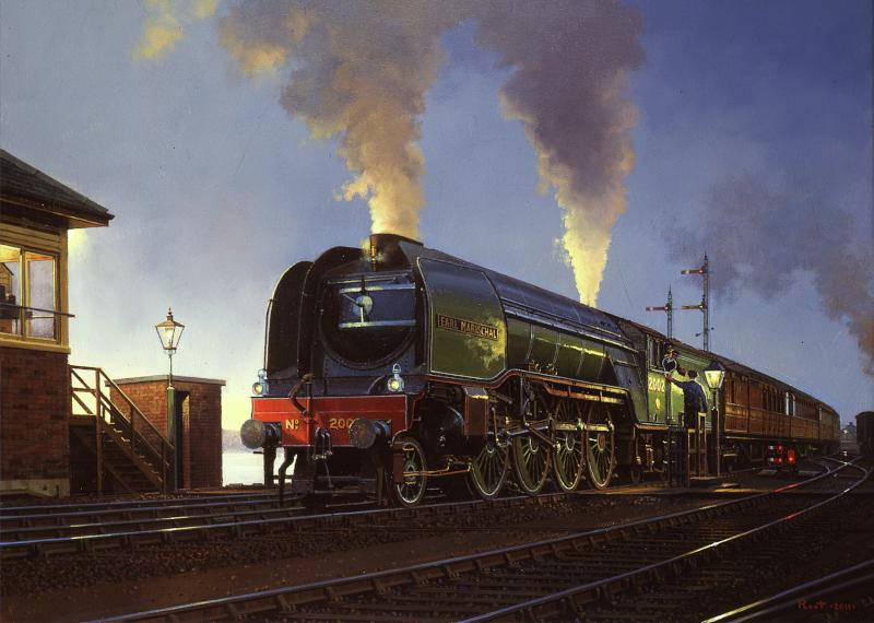 LNER P2 2-8-2 Railway Blank Birthday Greetings Fathers Day Card ...