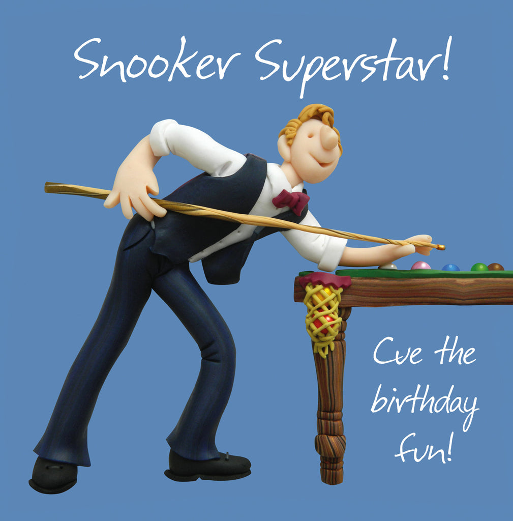 Snooker Birthday Card Ideal for Brother, Dad, Uncle, Son or Friend ...