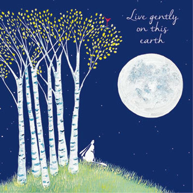 Live Gently on this Earth Greetings and Birthday Card — Hansen Fine Art