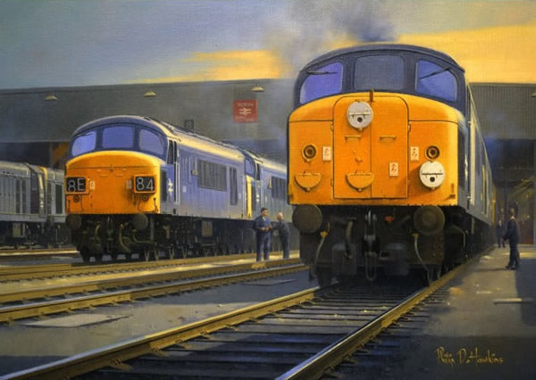 BR Class 44 Class 45 Philip D. Hawkins FGRA Railway Art Print — Hansen ...