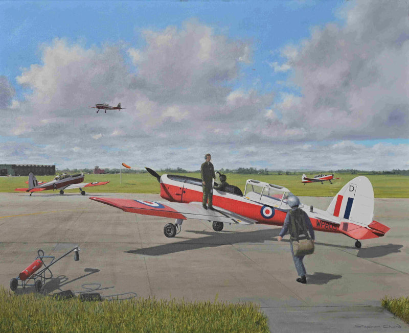 de Havilland Chipmunk Air Training Corps ATC Art Print Stephen Chard ...
