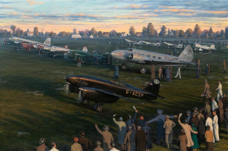 MacRobertson Air Race Aviation Art Print by Artist Chris French FGAvA ...