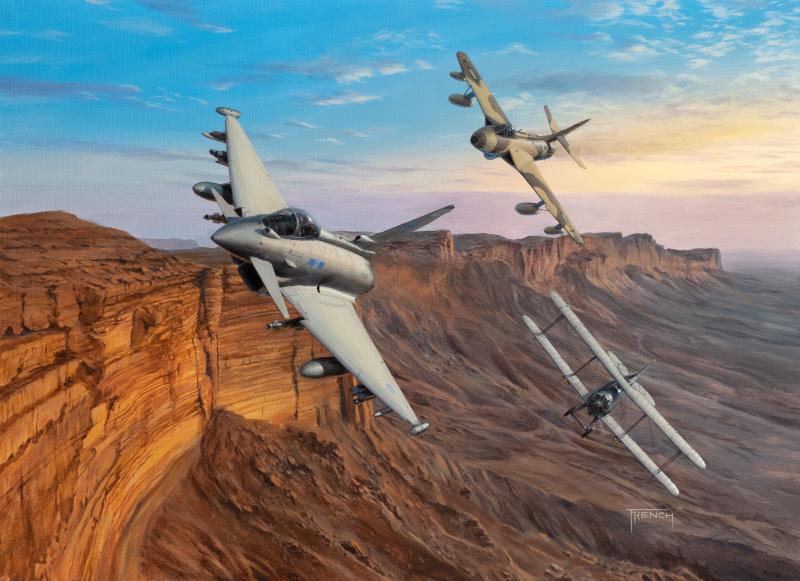 RAF Royal Saudi Air Force Aviation Art Print Chris French FGAvA ...