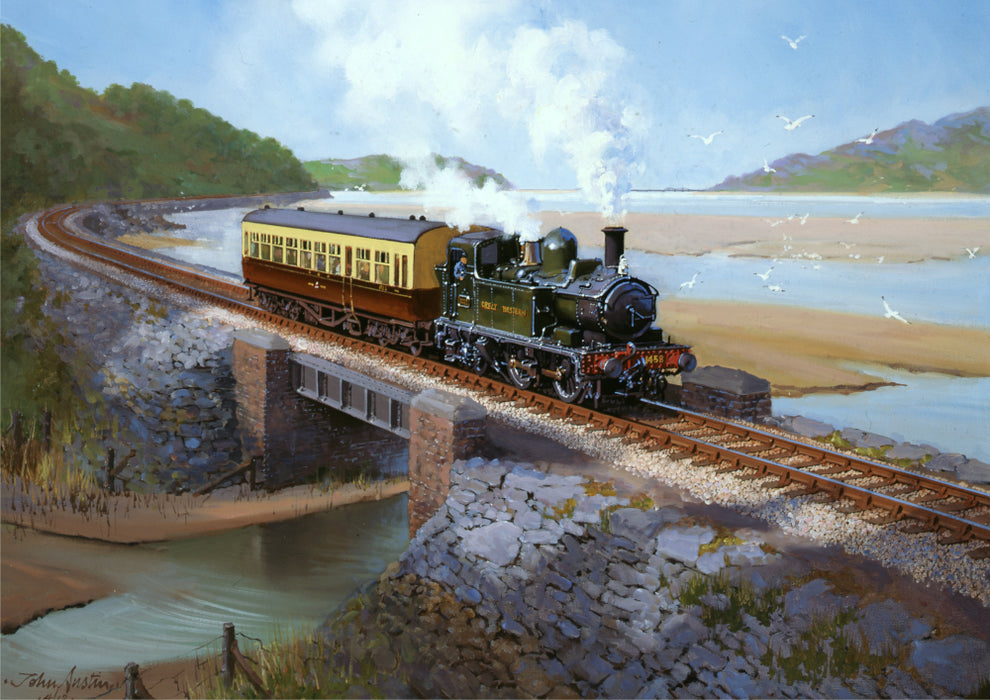 14xx Great Western Railway Blank Birthday Fathers Day Card — Hansen ...