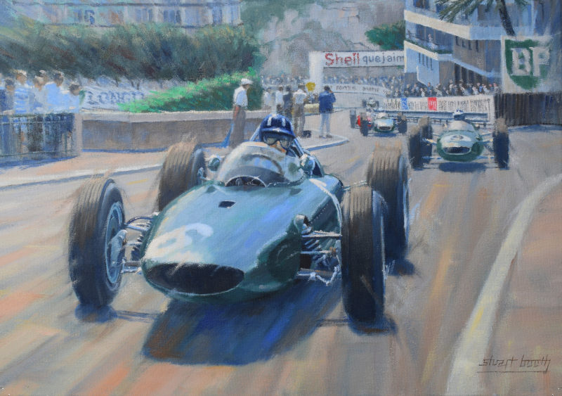 Graham Hill BRM Formula One Blank Birthday Fathers Day by Stuart Booth ...