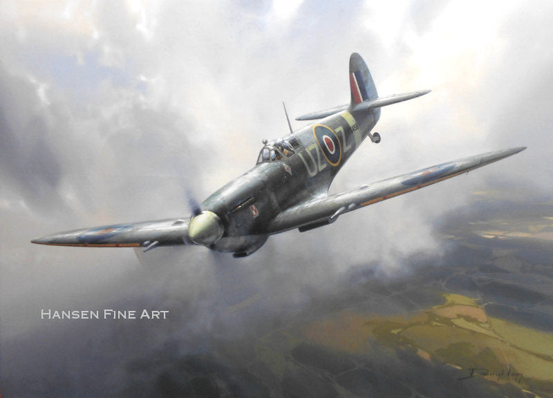 Supermarine Spitfire Mk.IX Polish Aviation Art Limited Edition Print by ...