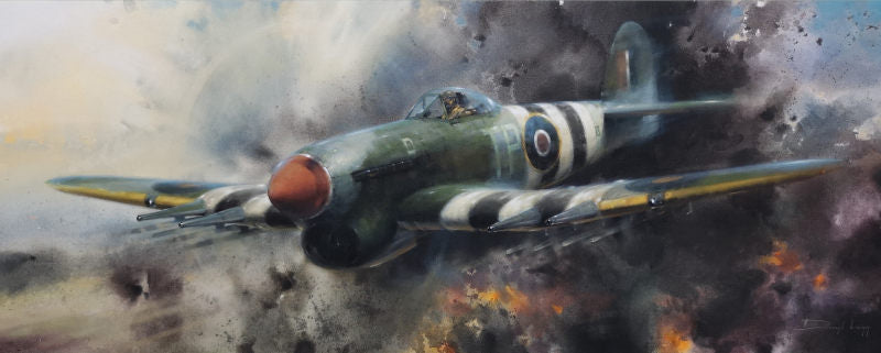Hawker Typhoon 198 Squadron Aviation Art Limited Edition Print by ...