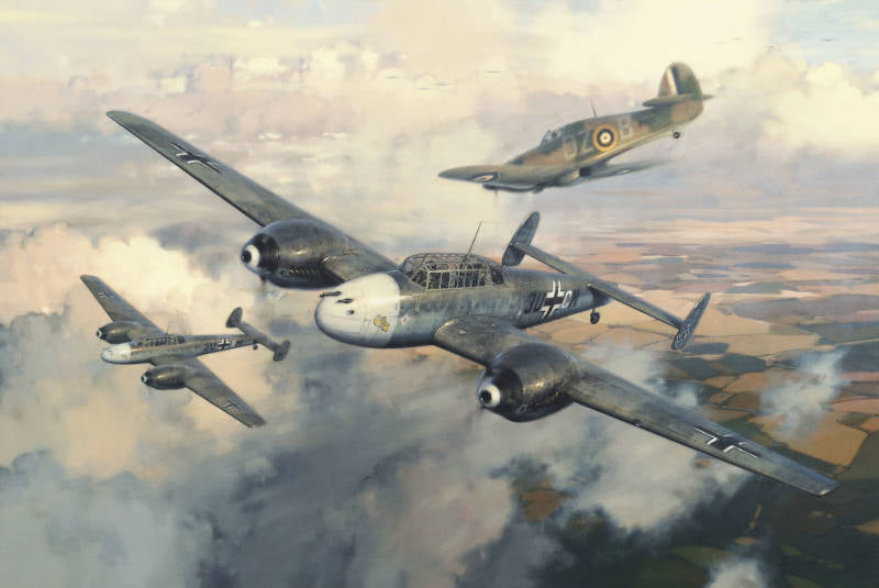 Messerschmitt Bf 110 Aviation Art Limited Edition Print by Aviation ...