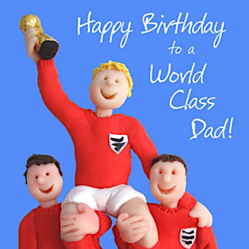 1966 Football England World Cup Dad Birthday Card by Erica Sturla ...
