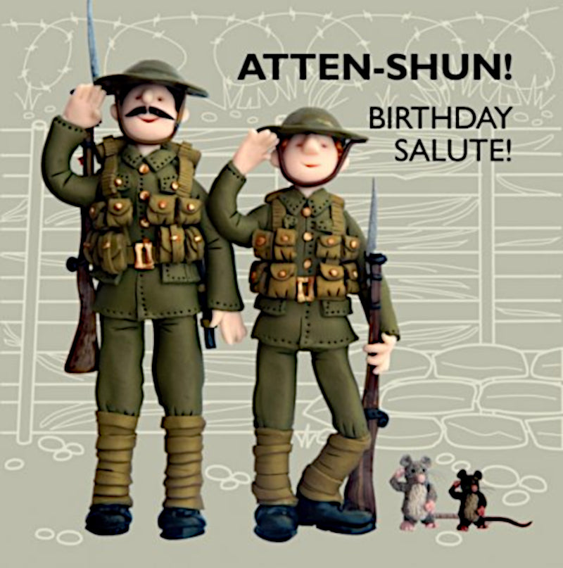 British Army Soldier Birthday Card by Erica Sturla - Ideal for Dad ...