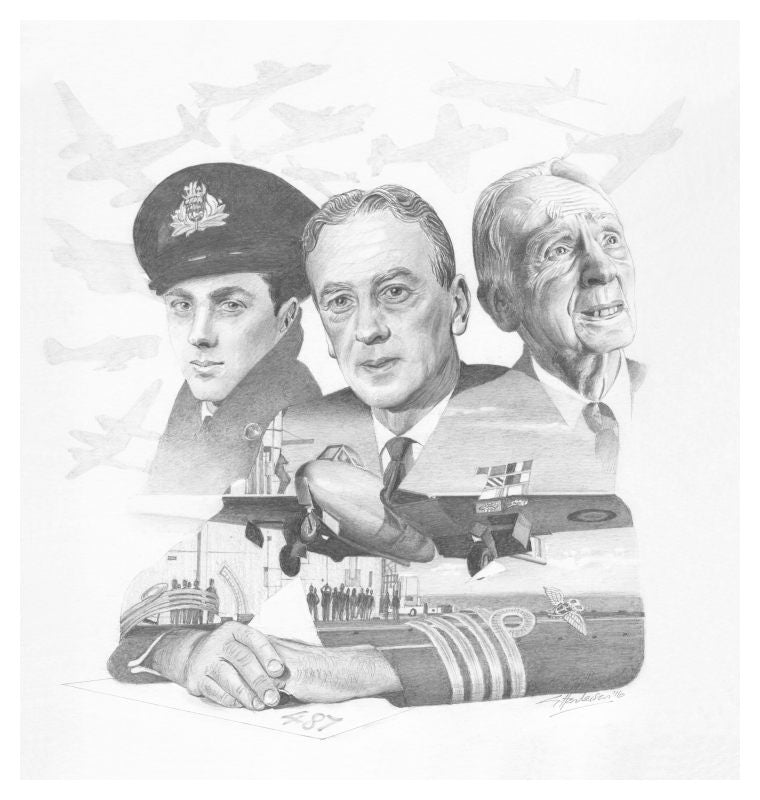 Eric Winkle Brown Test Pilot Aircraft Aviation Art Pencil Drawing by ...