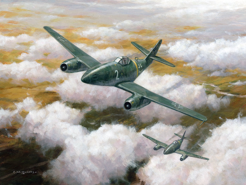 Messerschmitt Me 262 Luftwaffe Aviation Art Limited Edition Print by ...