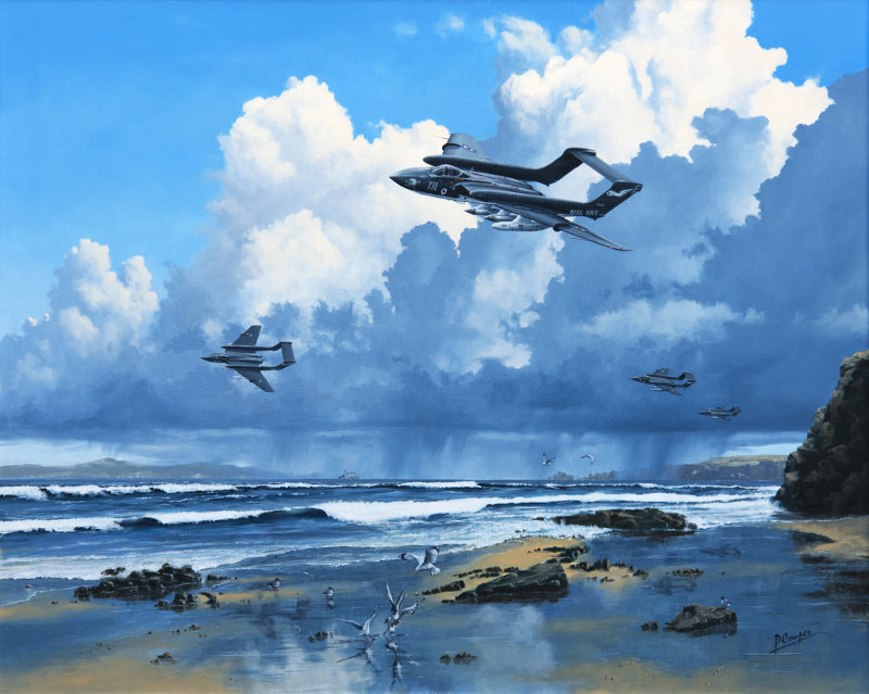 De Havilland Sea Vixen 899 Squadron HMS Eagle by Artist Paul Couper ...