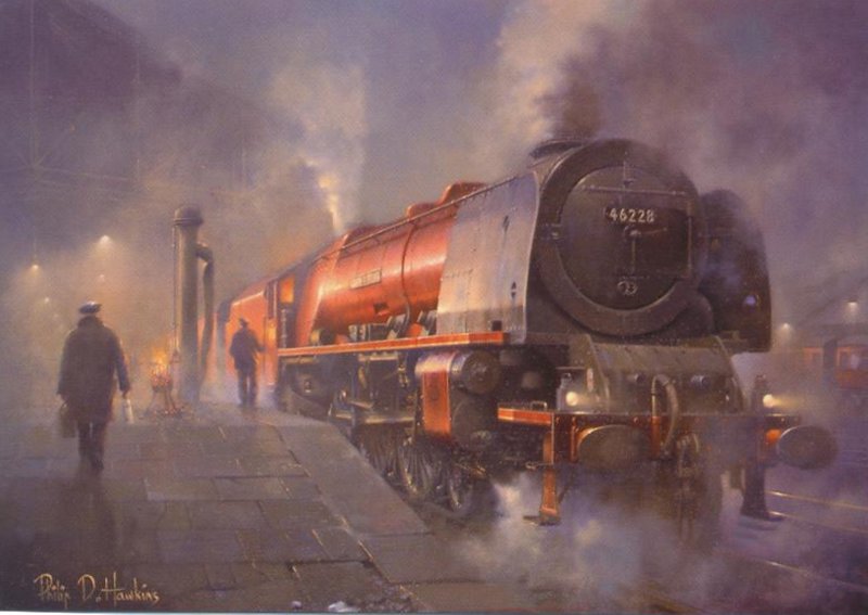 Duchess Class 46228 Duchess of Rutland - Philip D. Hawkins FGRA Railway ...