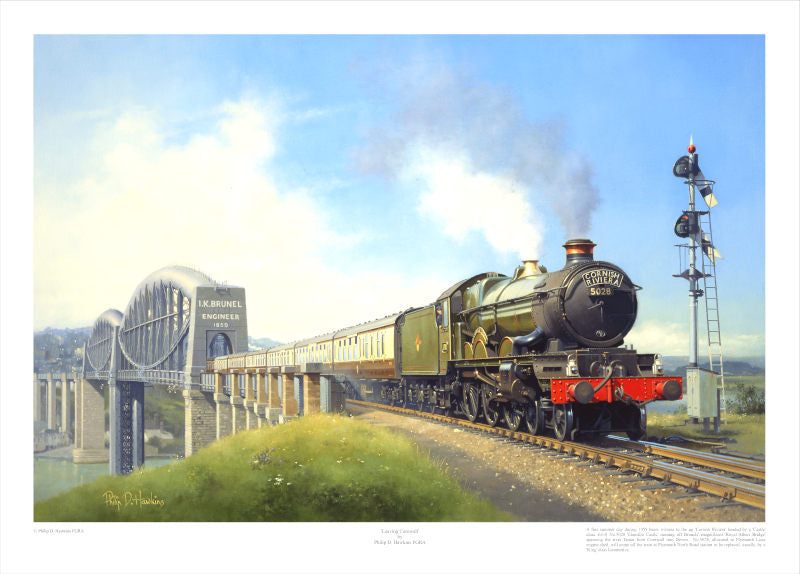 GWR / BR Castle 5028 Llantilio Castle - Philip D. Hawkins FGRA Railway ...