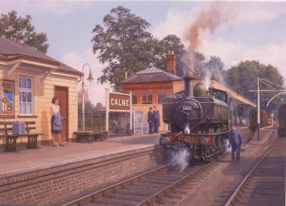 GWR Pannier Tank Blank Steam Train Railway Birthday Fathers Day Card ...