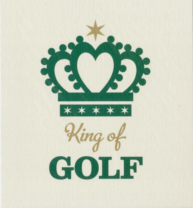 King of Golf Blank Greetings Birthday Card Rosie Robins — Hansen Fine Art