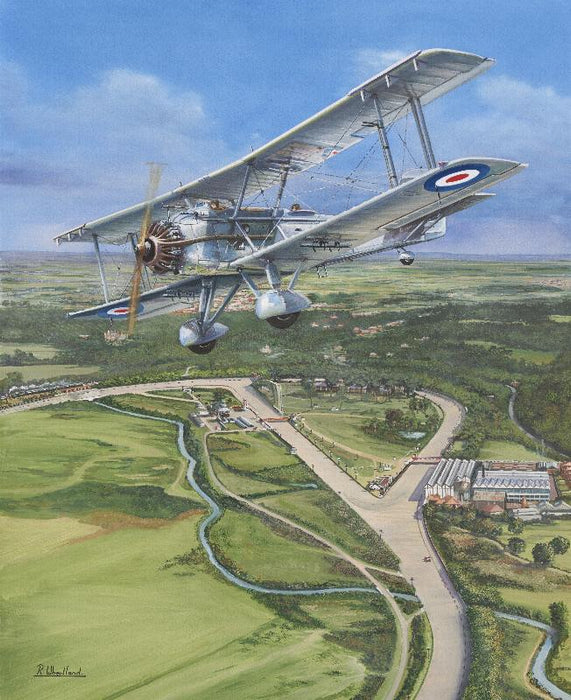 Vickers Vildebeest Brooklands Art Print by Artist Richard Wheatland ...