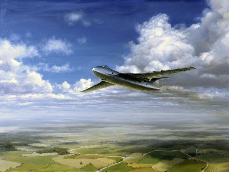 Vickers Valiant Prototype V Bomber Aviation Art Print by Artist Chris ...