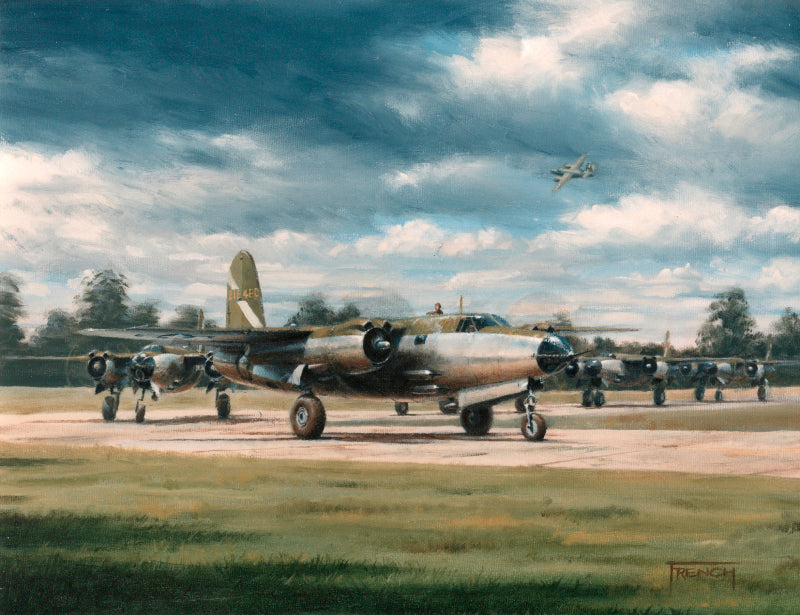 Martin B-26 Marauder 394th Bomb Group US 9th Air Force Art Print by ...