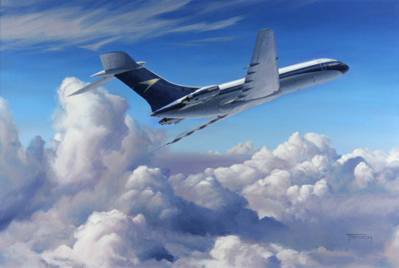 BOAC Vickers VC-10 Airliner Aviation Art Painting by Aviation Artist ...