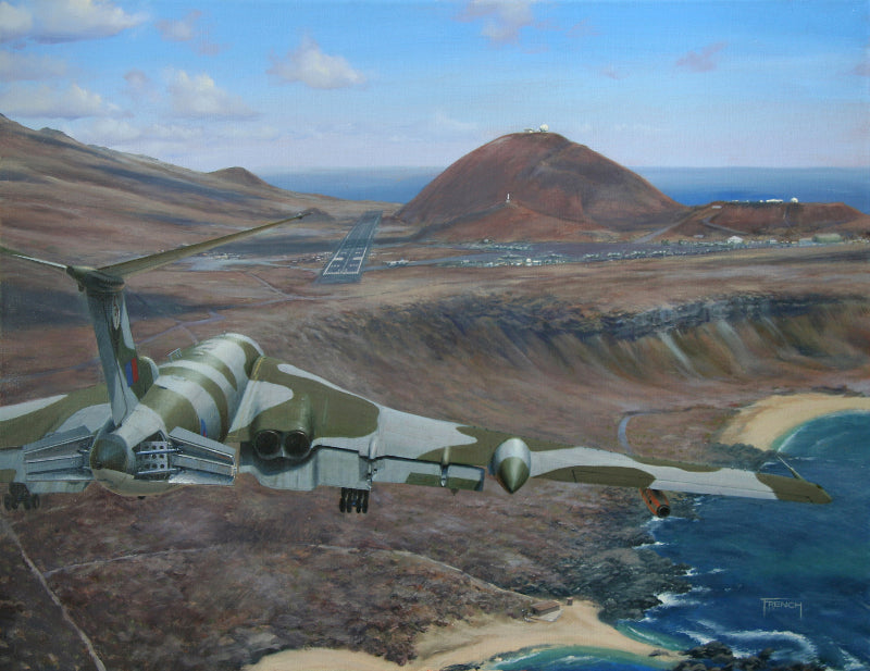 Falklands War Black Buck Mission Handley Page Victor Refueller Painting ...