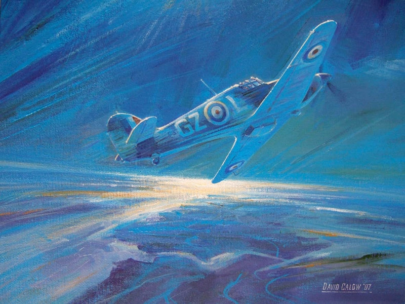 Aviation Art Print of a Hawker Hurricane of Peter Brothers by Artist ...