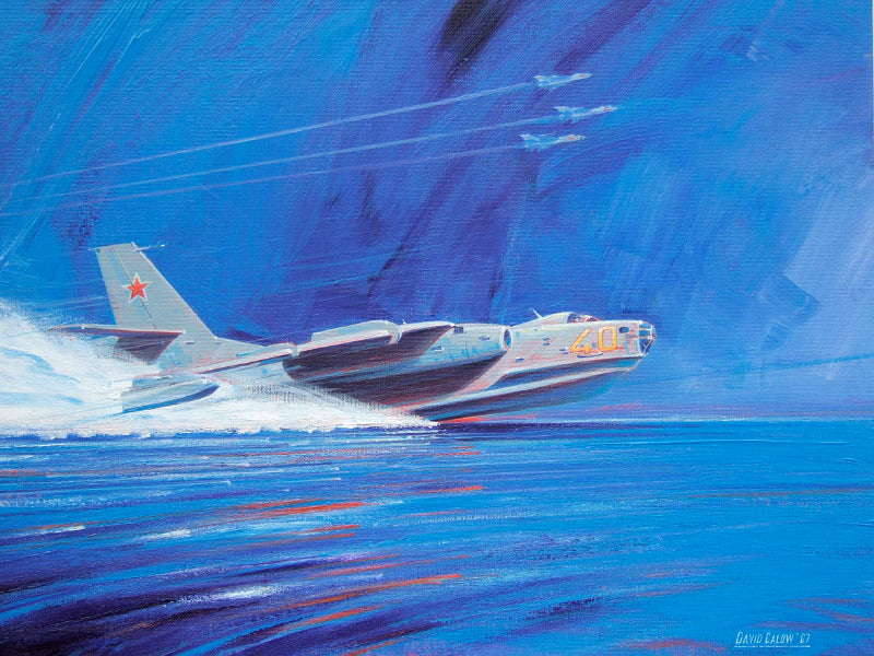 Beriev BE-10 Aviation Aeroplane Art Print by Artist David Calow GAvA ...