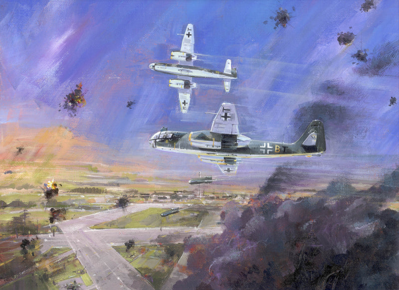 Arado Ar 234 Blitz Bomber Aviation Art Print by David Calow GAvA ...