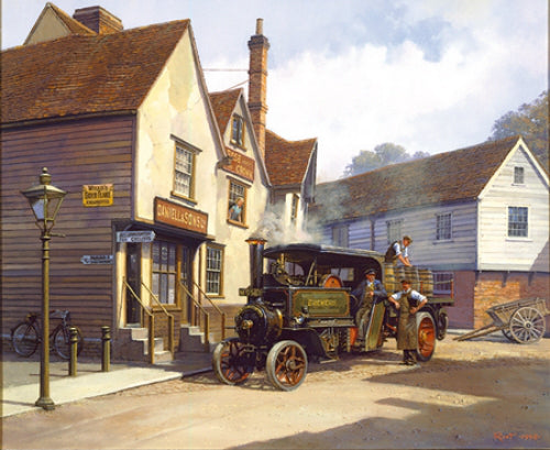 Steam Lorry Birthday Card by Transport Artist Malcolm Root — Hansen ...