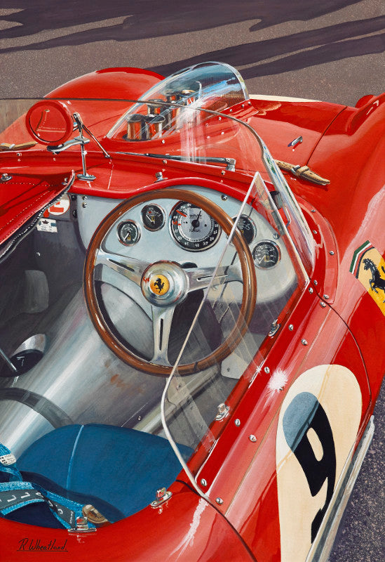 Peter Collins Ferrari Dino 246S Goodwood TT Car at the Goodwood Revival ...