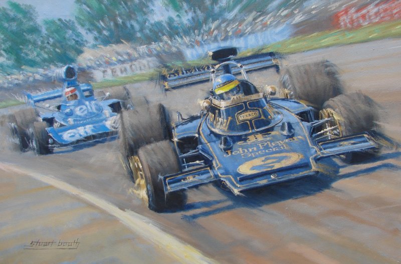 Lotus 72 John Player Special Ronnie Peterson Formula One Art Print by ...