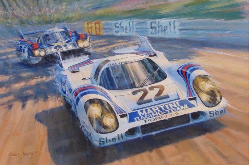 1971 Le Mans 24 Hour Race with the Porsche 917K and 917LH Motor Racing ...