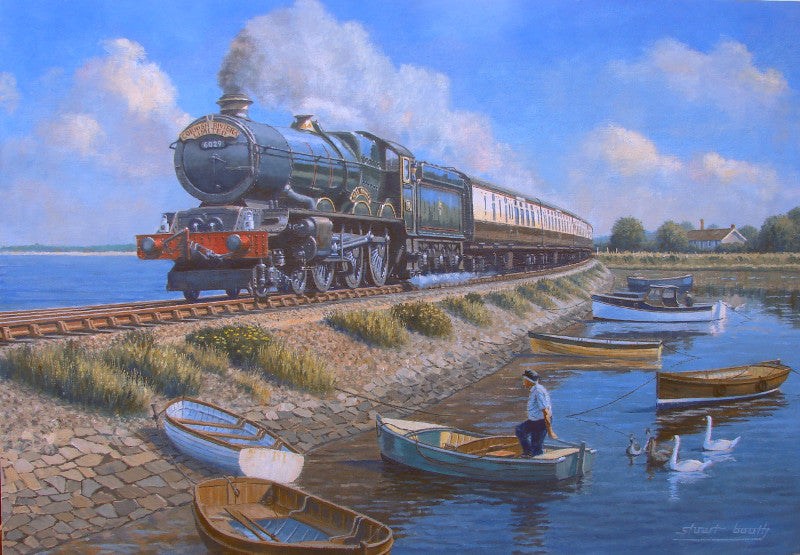 King Class Locomotive Great Western Railway Art Print by Artist Stuart ...